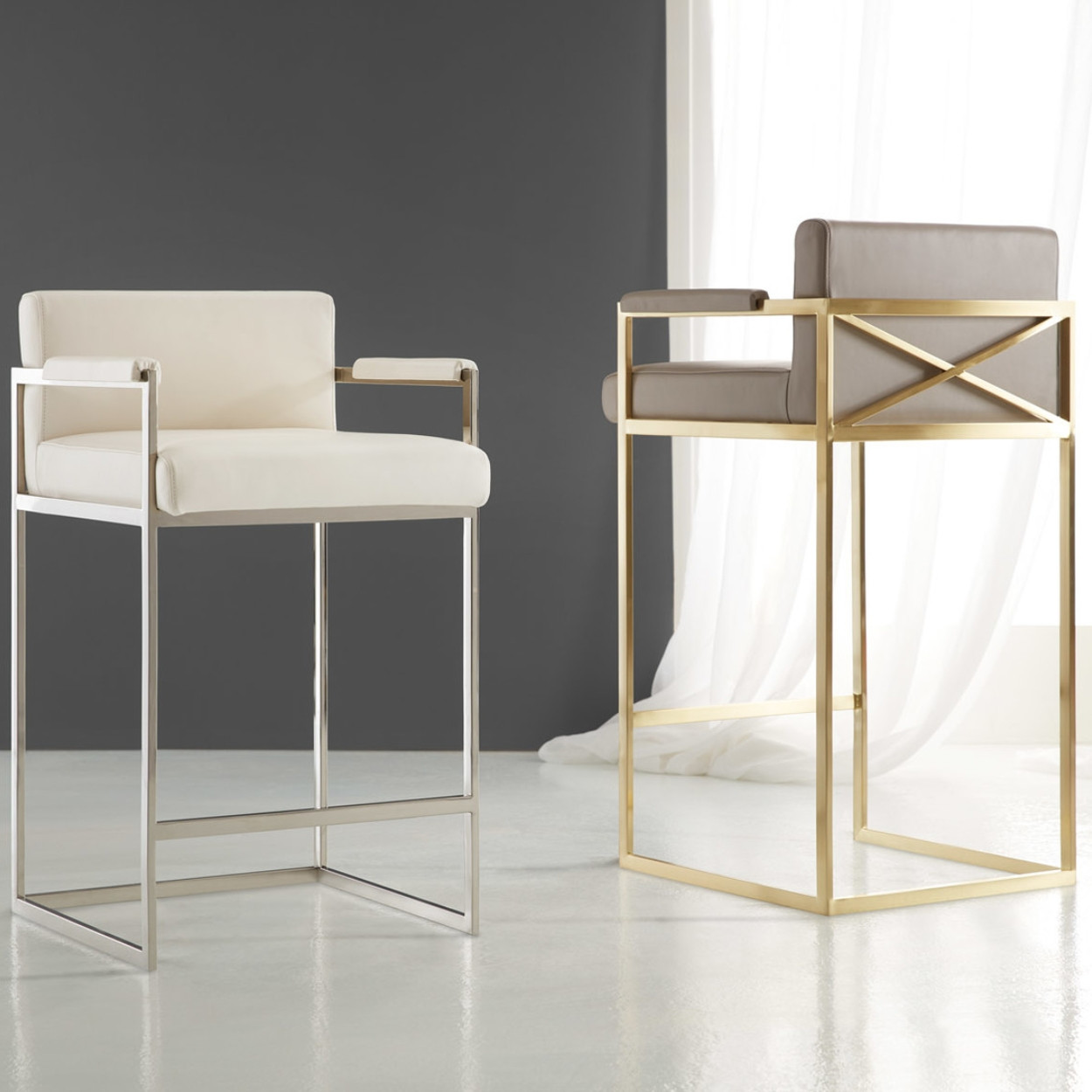 Buy X Counter Stool Multiple Colors For Your Beach House | Coastal ...
