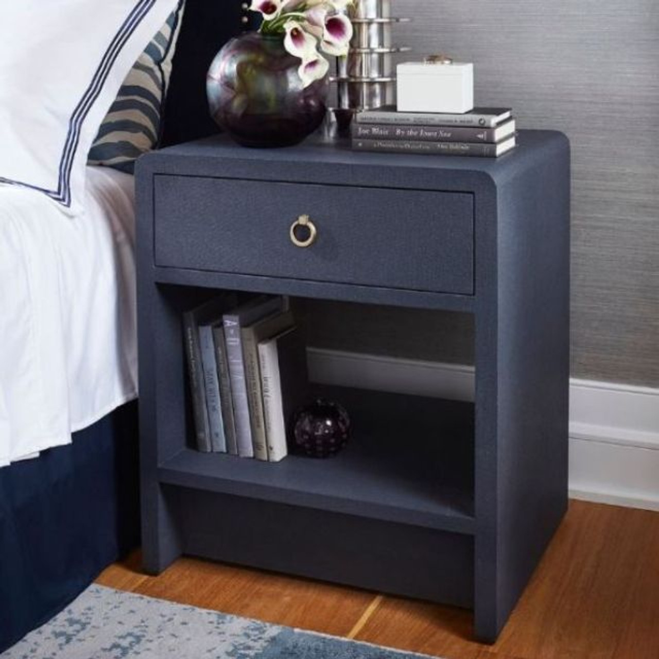 Buy Benjamin 1 Drawer Side Table in 4 Colors For Your Beach House Coastal Nautical Accent End Tables For Your Living Room Cottage Bungalow