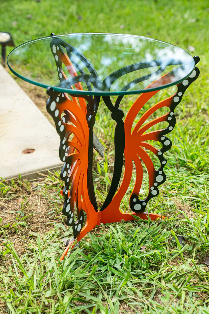 Buy Metal Butterfly Table For Your Beach House | Coastal & Nautical ...