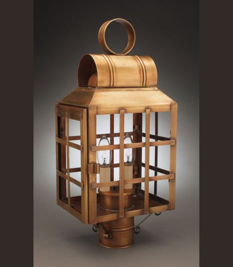 Buy Woodcliffe II Series: Culvert Top 3-Light Large Post Lantern For ...