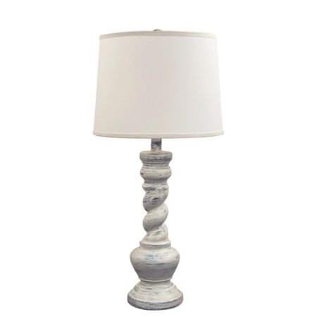 Shabby Nautical Swirl Table Lamp