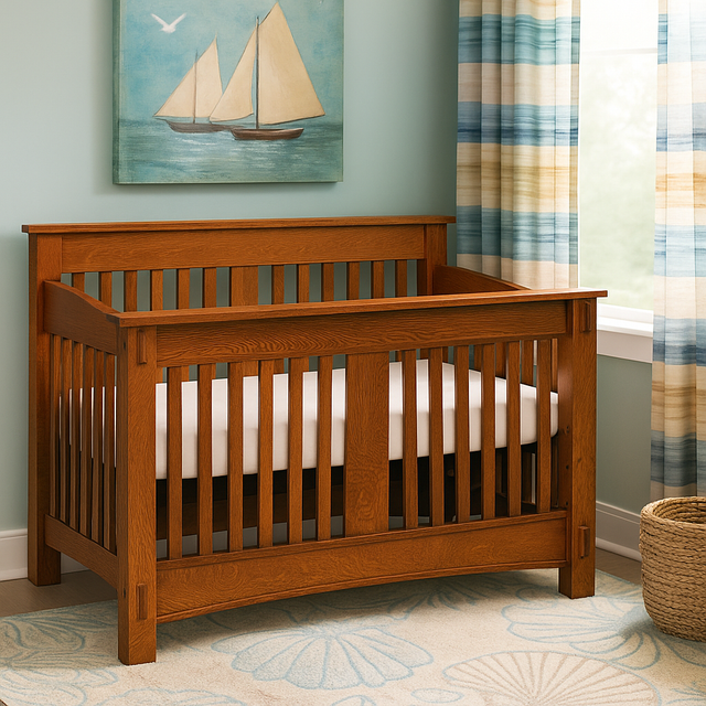 Elsie Sleigh Convertible Crib