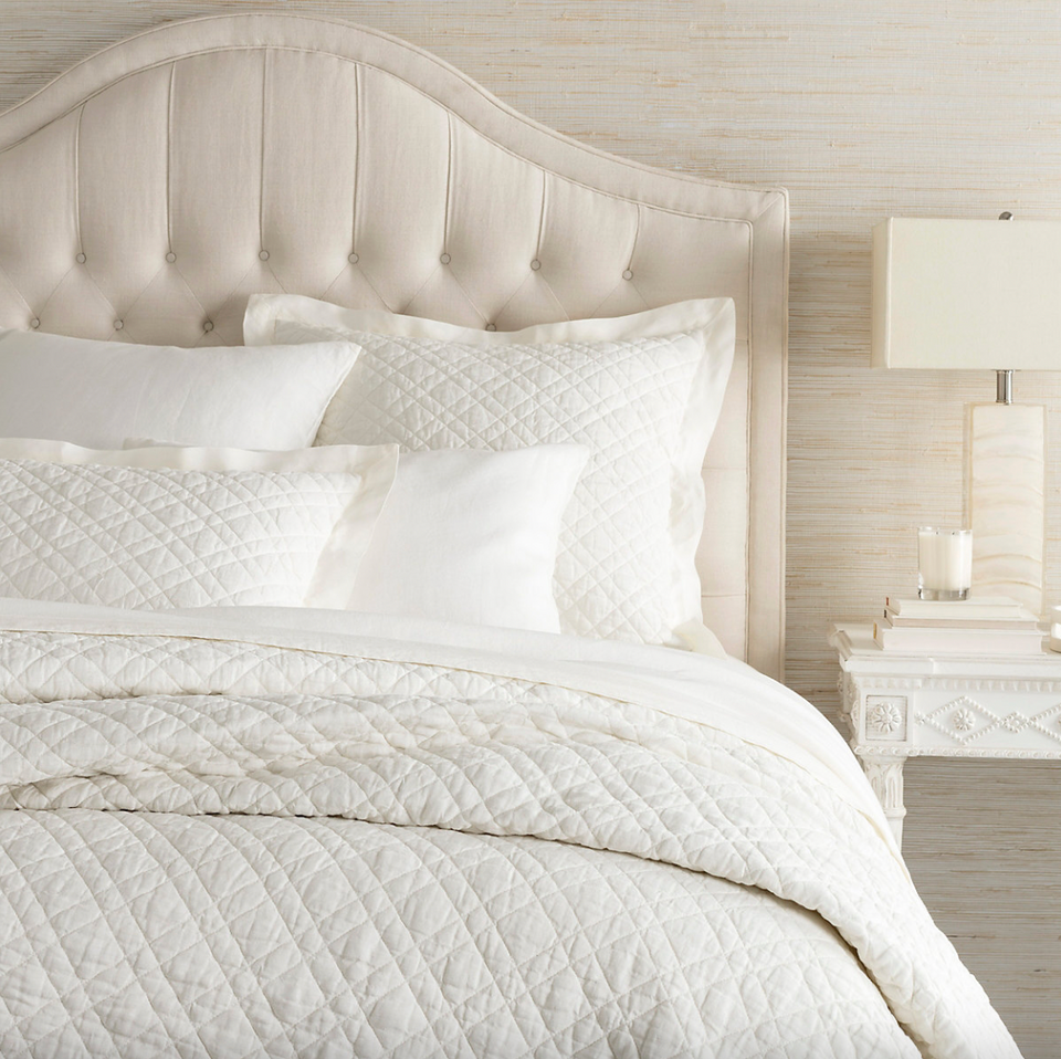 Buy Washed Linen Quilts For Your Coastal Home | Coastal & Nautical ...