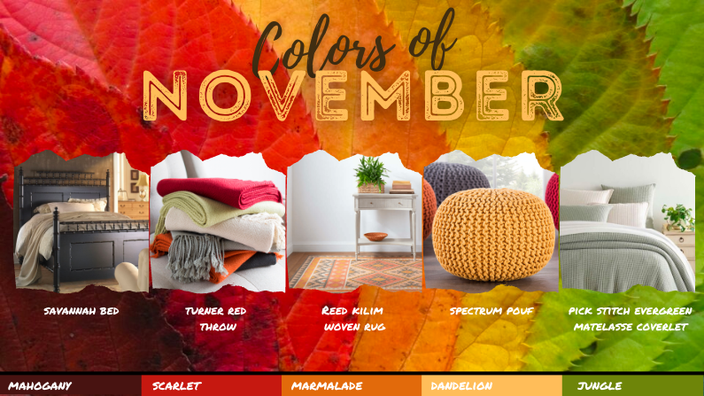 Colors of November - Cottage & Bungalow