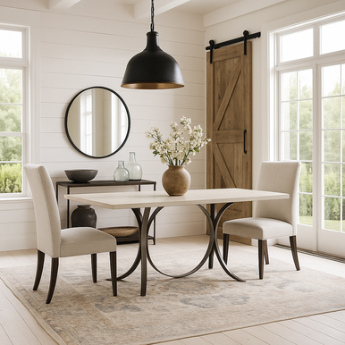 Buy Manhattan Rectangle Dining Table For Your Beach House | Coastal & Nautical, Custom Dining ...