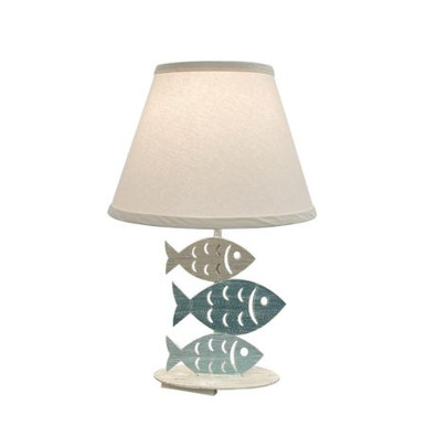 Tide Iron 3 Fish Table Lamp