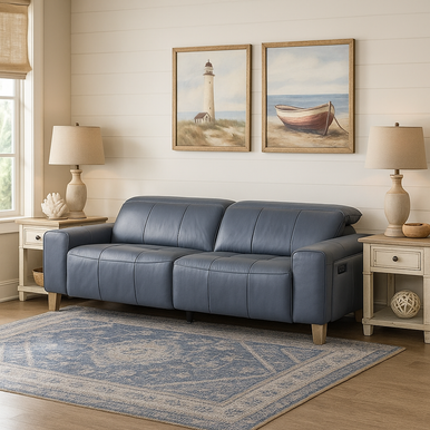 Buy the Alea 2 Pc Power Recliner Leather Sofa For Your Beach House ...