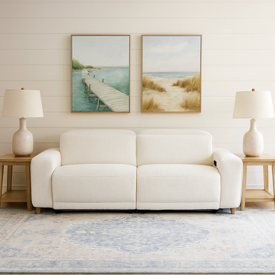 Buy the Darrow 2 Pc Power Recliner Sofa For Your Beach House | Coastal ...
