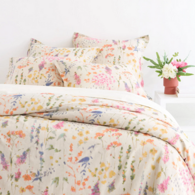 Pressed Flowers Multi Duvet Cover