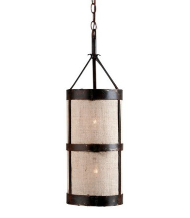 Shop Burlap Pendant Light For Your Coastal Home | Coastal & Nautical ...