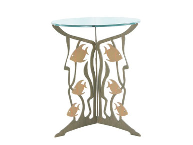 Buy Metal Fish Table For Your Beach House | Coastal & Nautical Benches ...