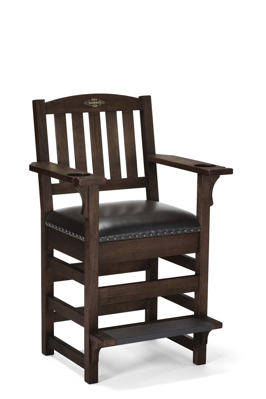 Brunswick Billiards Player Chair | Available in 4 Finishes | Sawyer ...