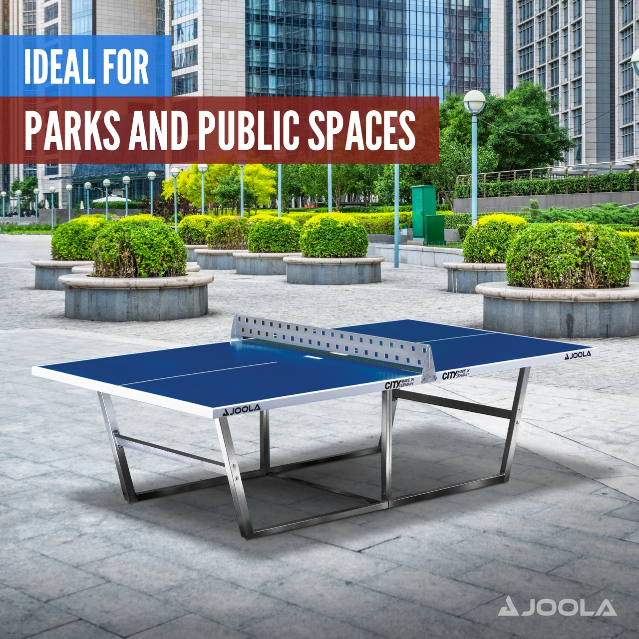 JOOLA City Outdoor Table Tennis | Family Games | Sawyer Twain