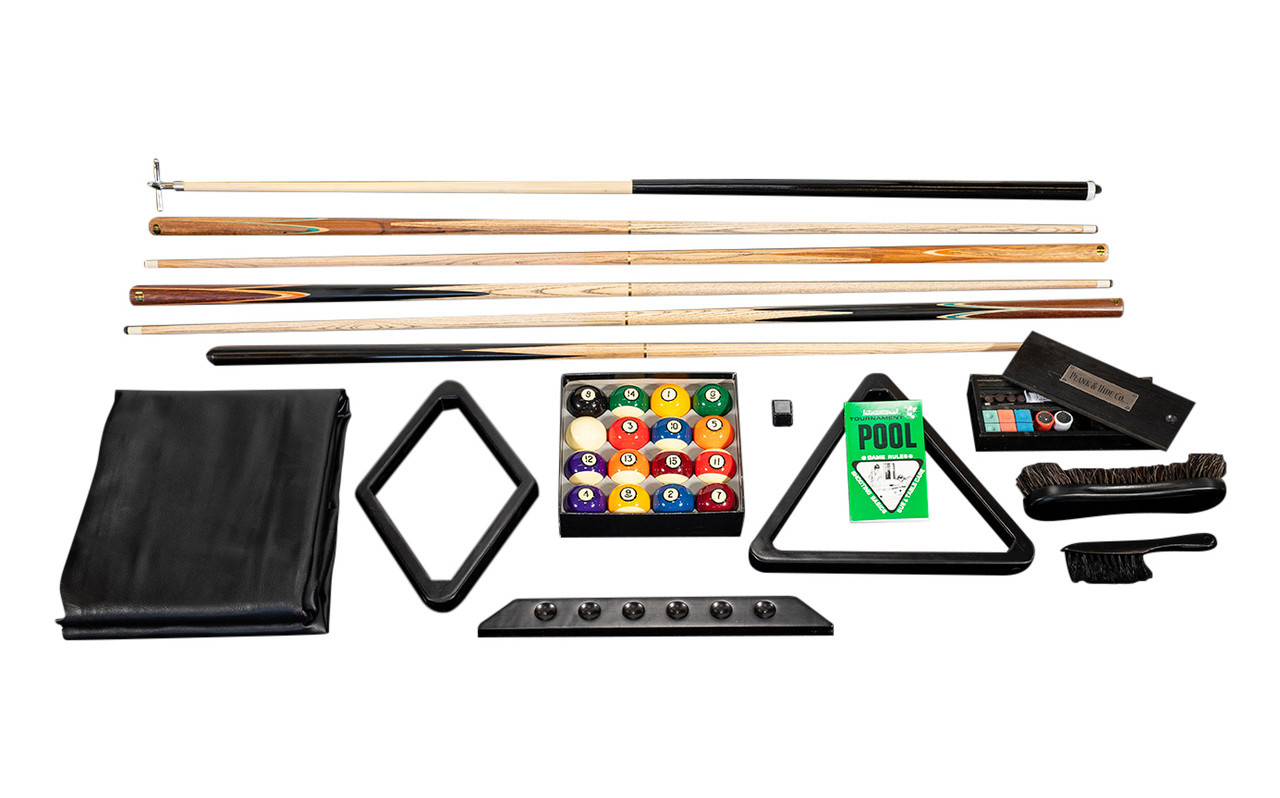 Plank & Hide Vintage Billiard Accessory Kit | Sawyer Twain