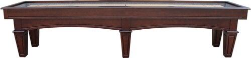 Playcraft St Lawrence - Chestnut Pro-Style Shuffleboard Table w/ 3 ...