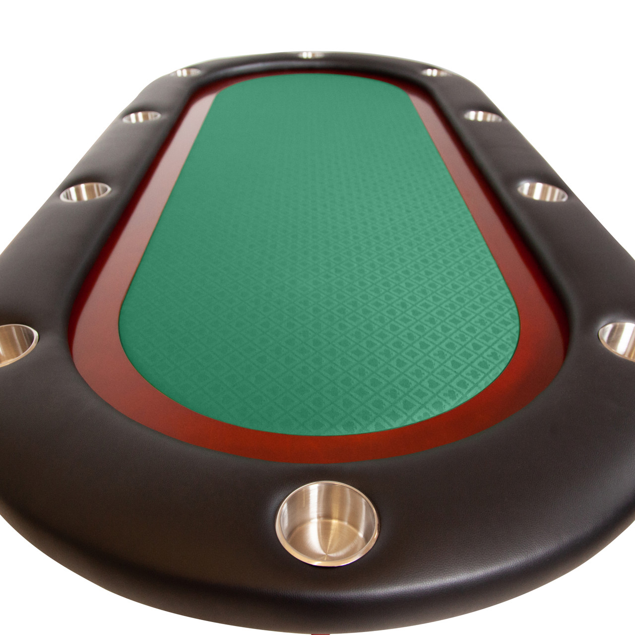 Elite Premium Poker Table in Mahogany - Sawyer Twain