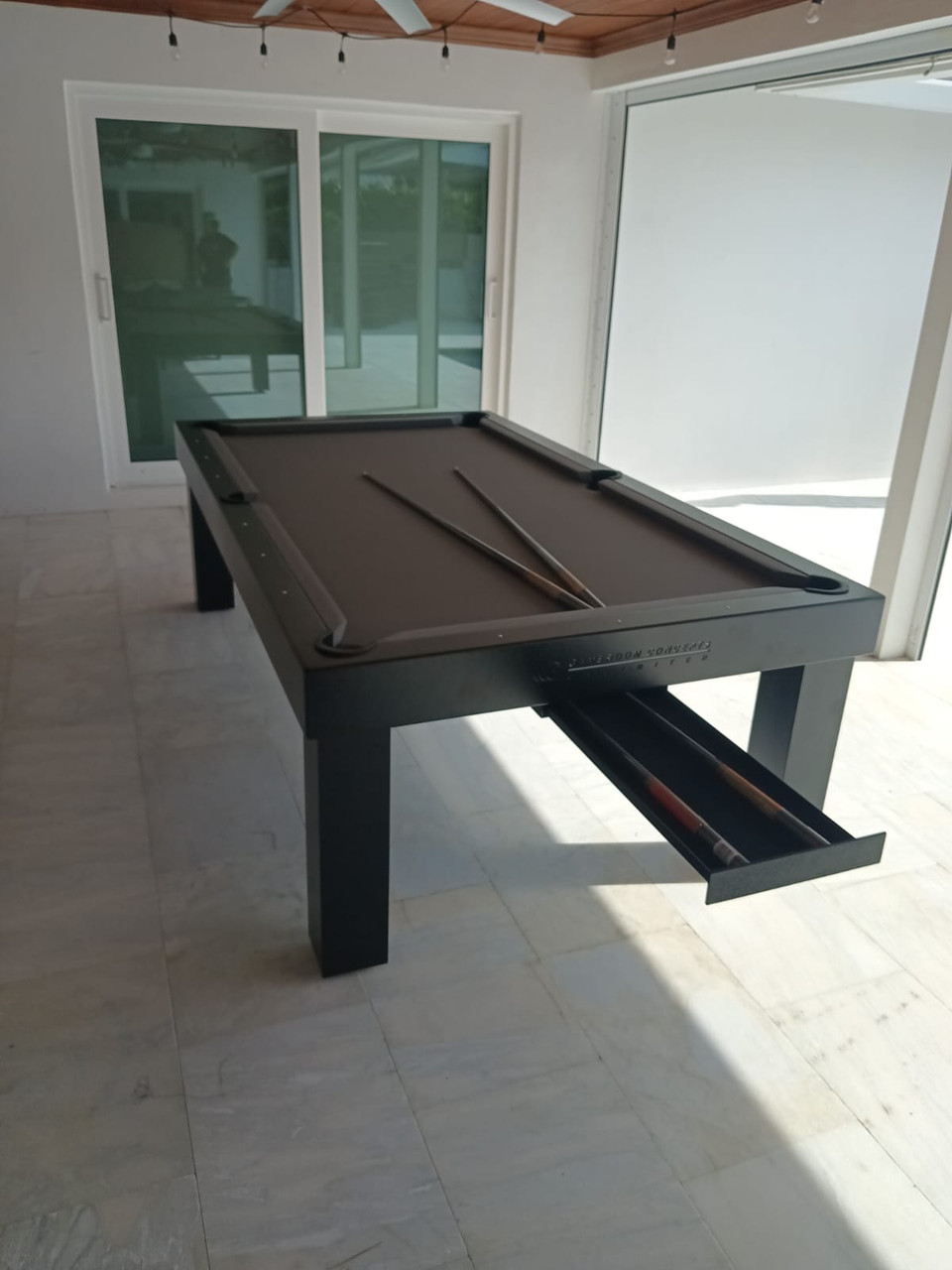 Sawyer Twain Metro Outdoor Pool Table | Commercial Outdoor Billiards