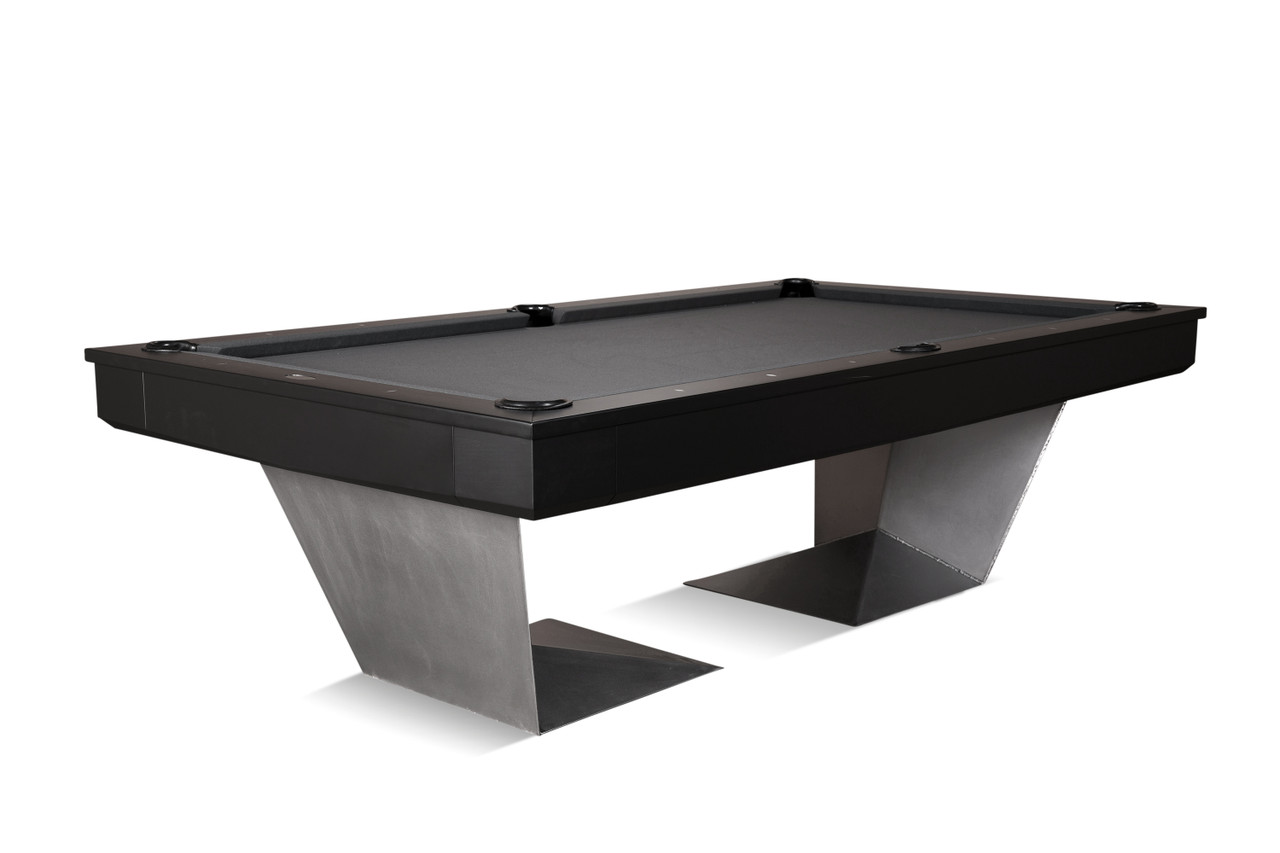 Doc & Holliday TRON Pool Table in Steel Grey - Sawyer Twain