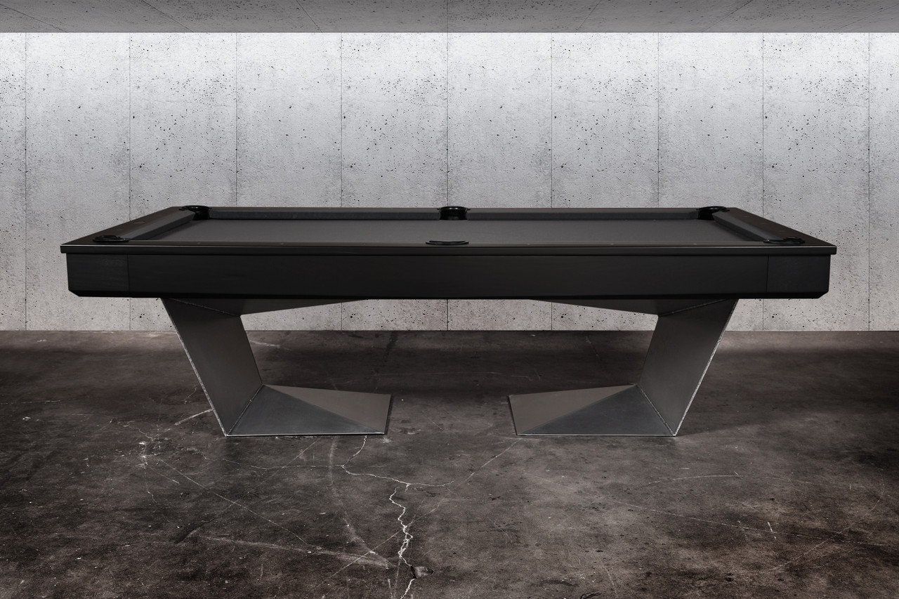 Doc & Holliday TRON Pool Table in Steel Grey - Sawyer Twain