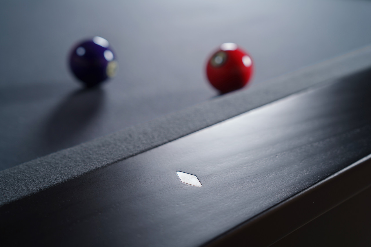 Doc & Holliday TRON Pool Table in Steel Grey - Sawyer Twain