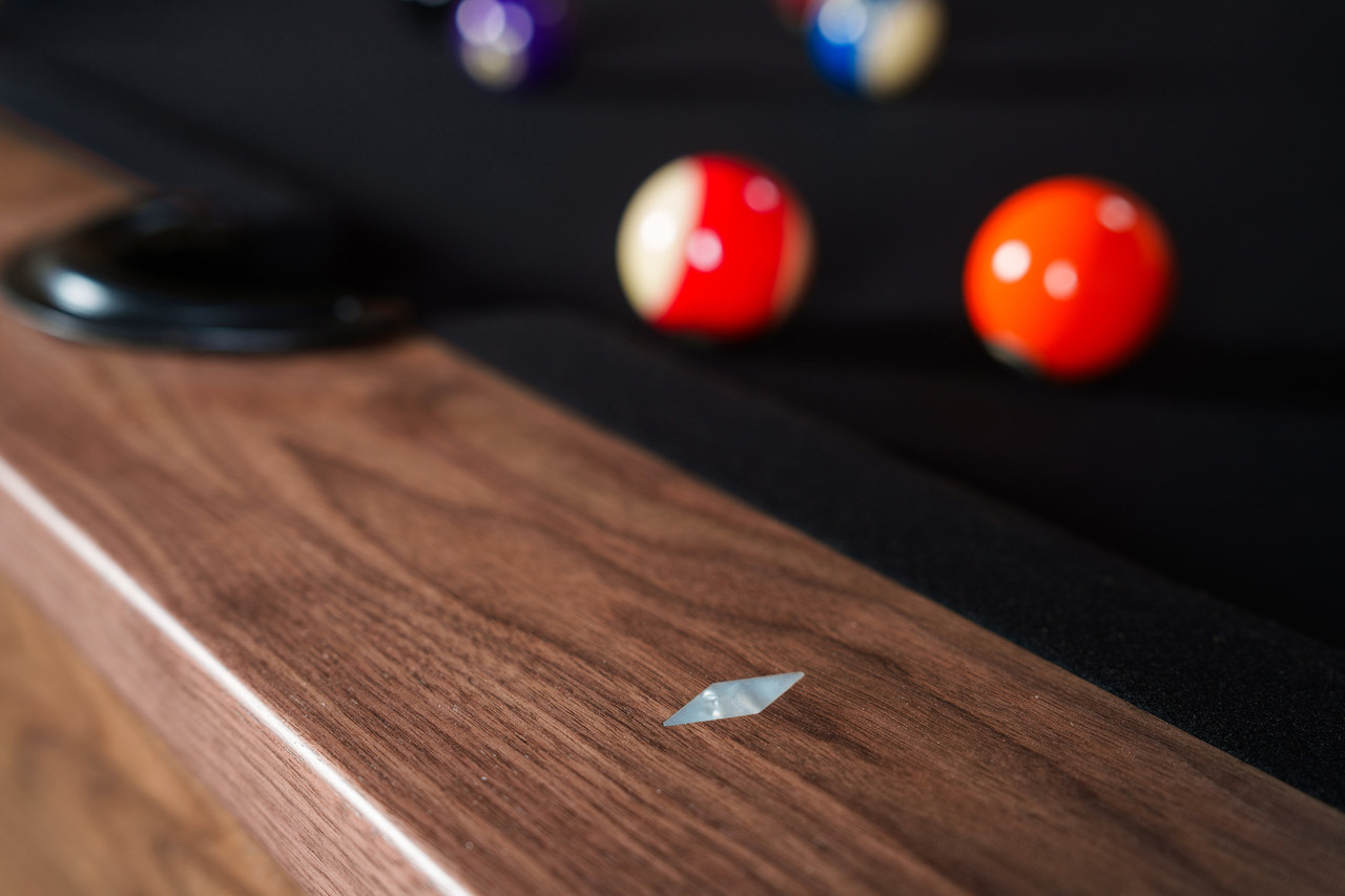 TRON Luxury Steel & Walnut Slate Pool Table | Custom Billiards | Sawyer ...