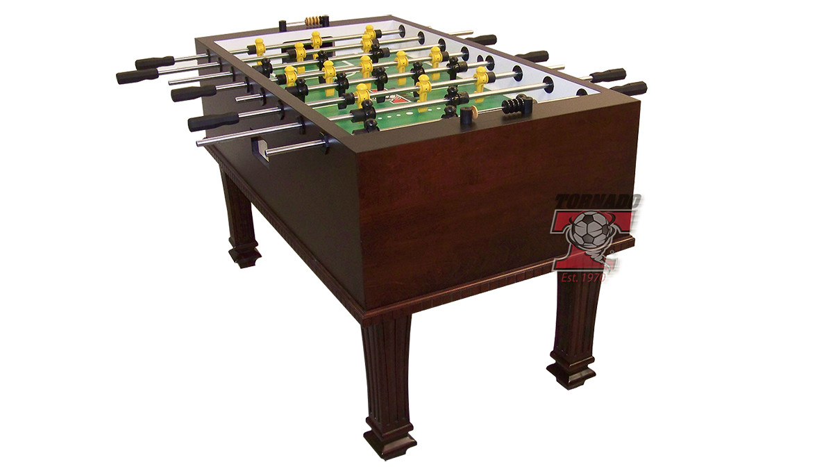 Tornado Reagan Foosball Table | Solid Maple Home Style | Sawyer Twain