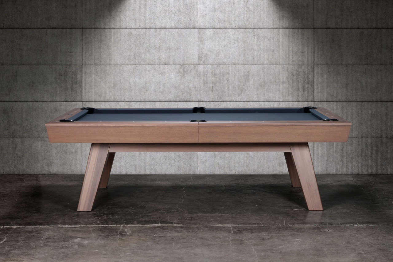 George Pool Table & Shuffleboard Combo in Gray Walnut - Sawyer Twain