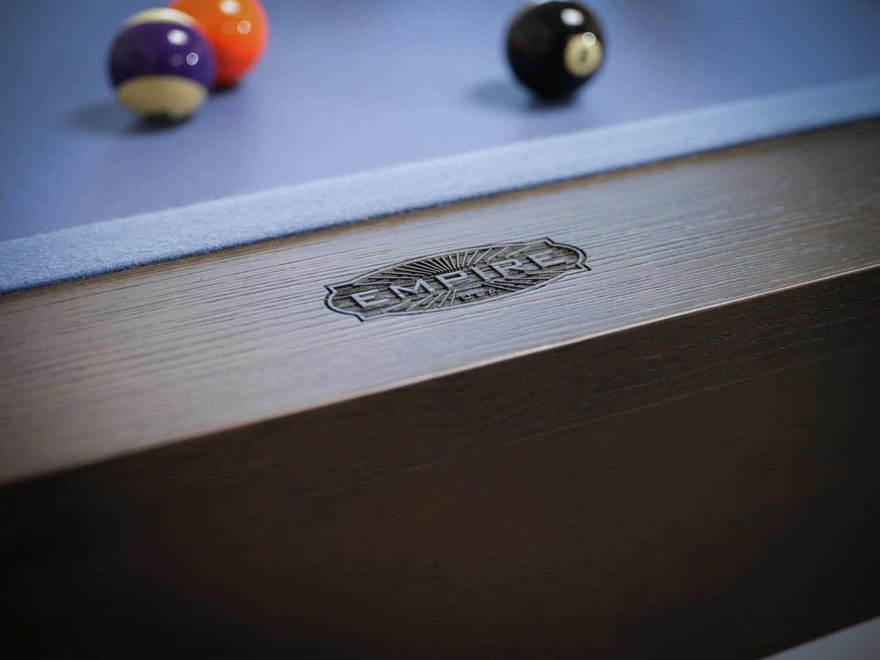 The Manhattan Slate Pool Table | Charcoal X-Leg Design