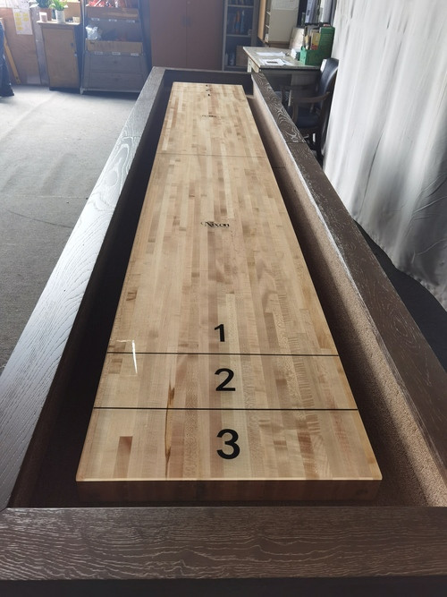 Hunter 12' Shuffleboard Table by Nixon Billiards | Sawyer Twain
