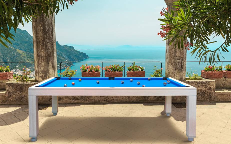 Vision Outdoor Pool Table w/Dining Top Option - Sawyer Twain