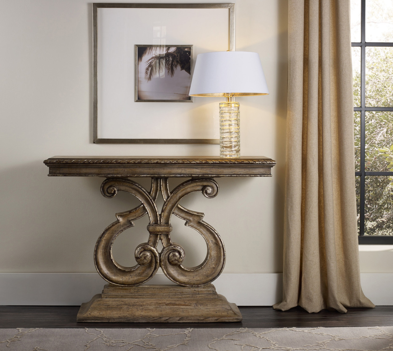 Hooker Furniture Living Room Melange Console Table | Sawyer Twain USA