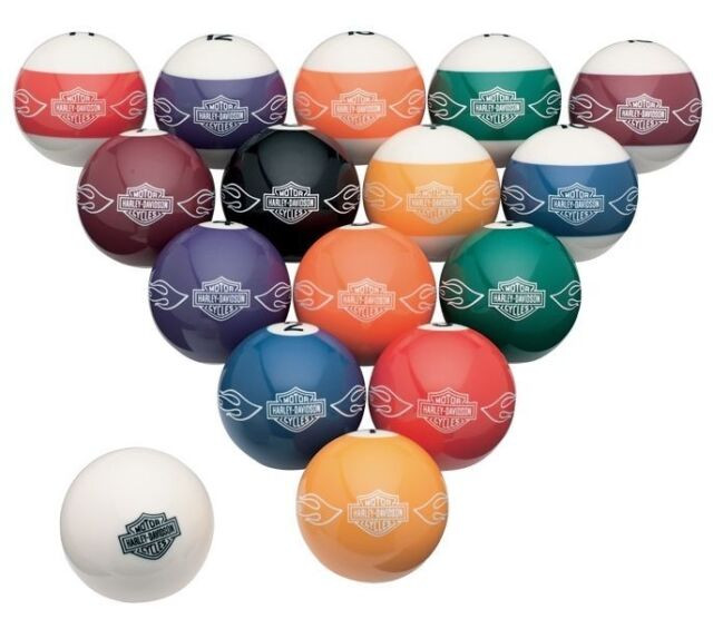 Harley Davidson HDBS Billiard Ball Set | Premium Pool Table Accessories ...
