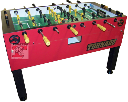 Tornado T-3000 Tournament Foosball Table in Crimson - Sawyer Twain