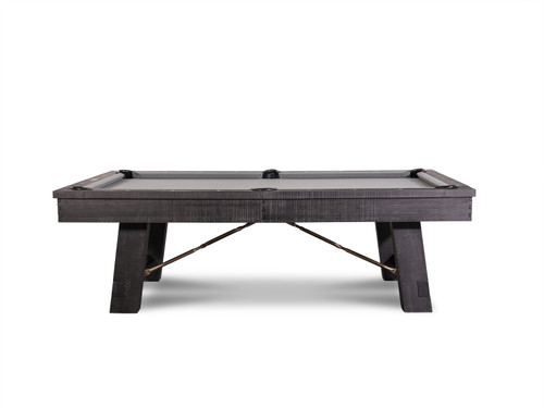 Isaac Pool Table by Plank & Hide – Distressed Black & Gold | Exclusive
