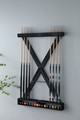 Playcraft Premium Hardwood Billiard X-Style Wall Rack | Sawyer Twain USA