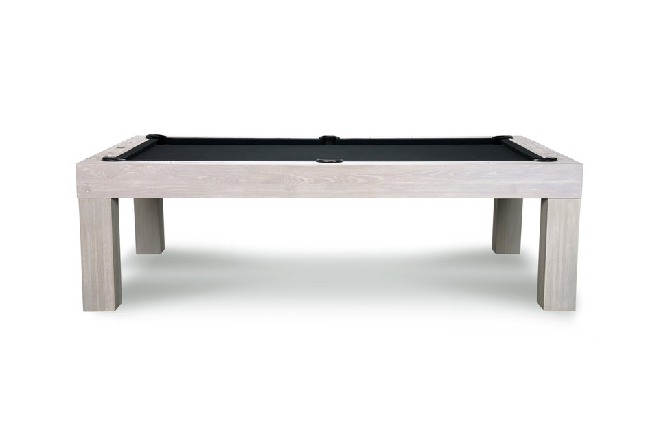 Alta Slate Pool Table in White Wash on Ash | Parsons-Style | Sawyer Twain