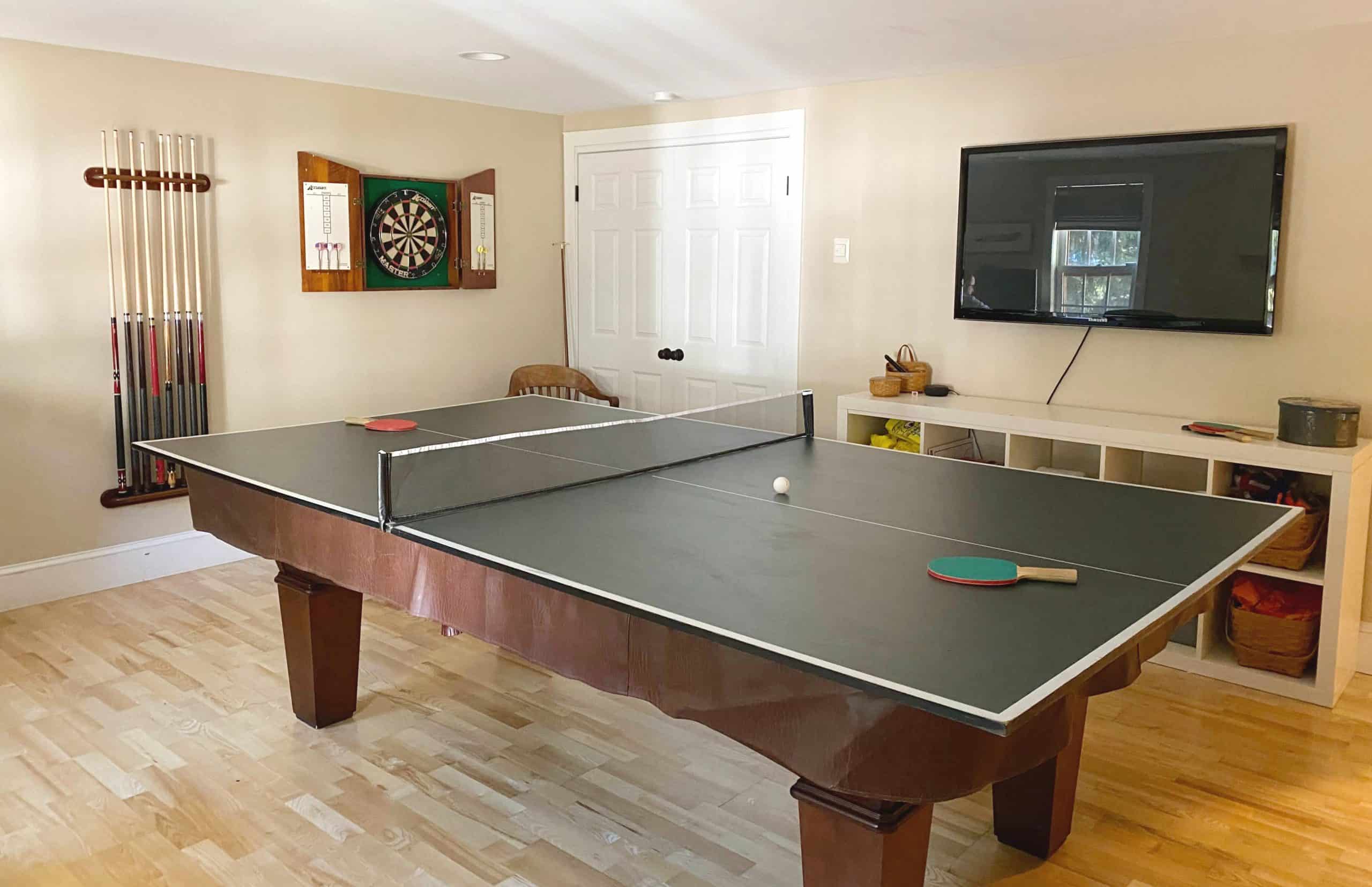 How to Make a Ping Pong Table Top for a Pool Table - Sawyer Twain