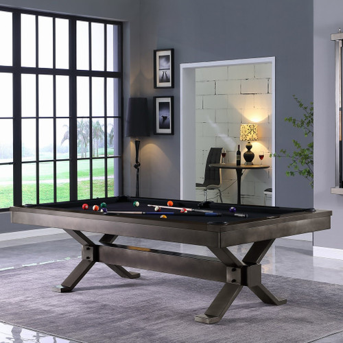Axton Steel Pool Table | Plank & Hide | Sawyer Twain
