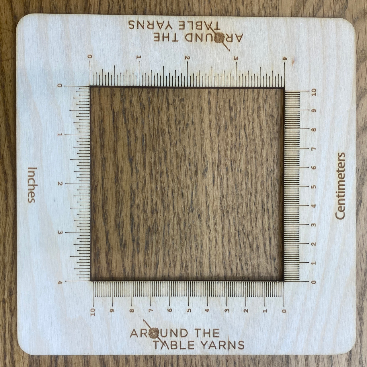 ATTY Stitch Gauge - Around the Table Yarns