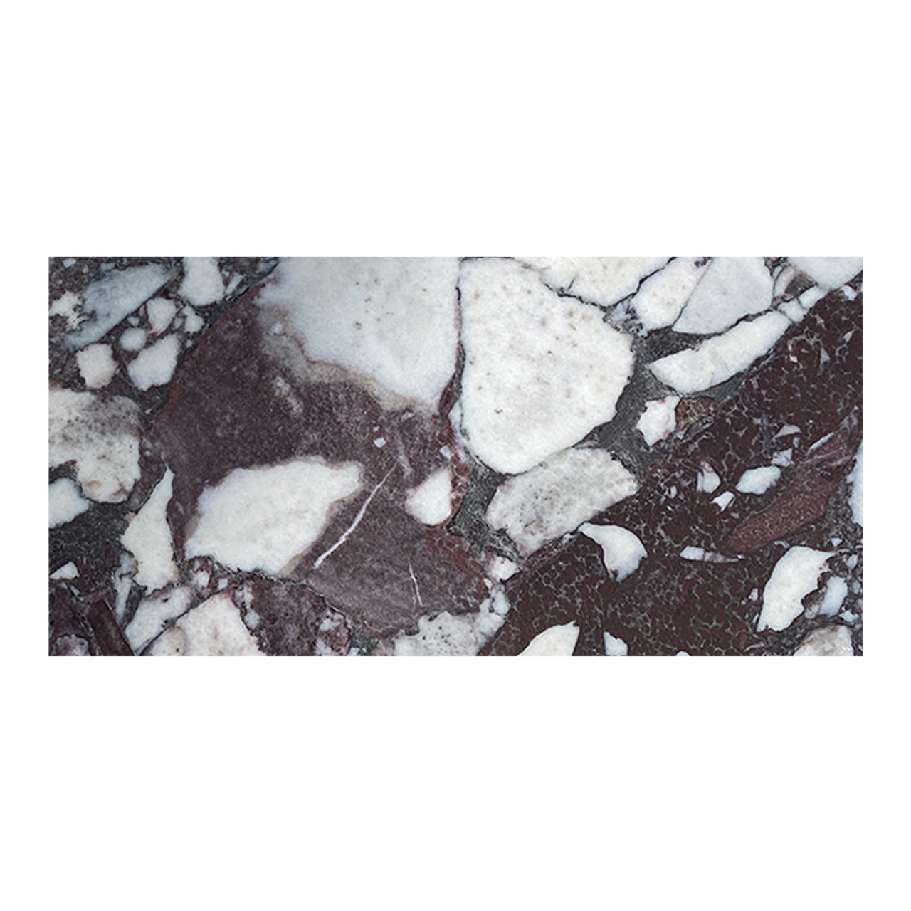 Calacatta Viola Marble 9x18 Subway Tile Honed