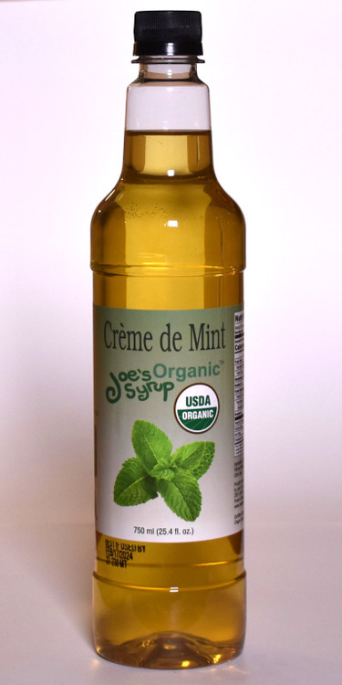 USDA Organic CREME DE MINT - Joe's Syrup