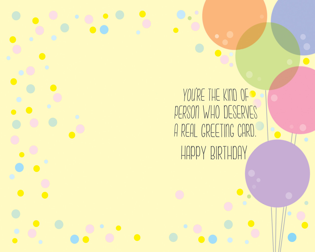 093084 six birthday general greeting cards with six envelopes, $1.98 ...