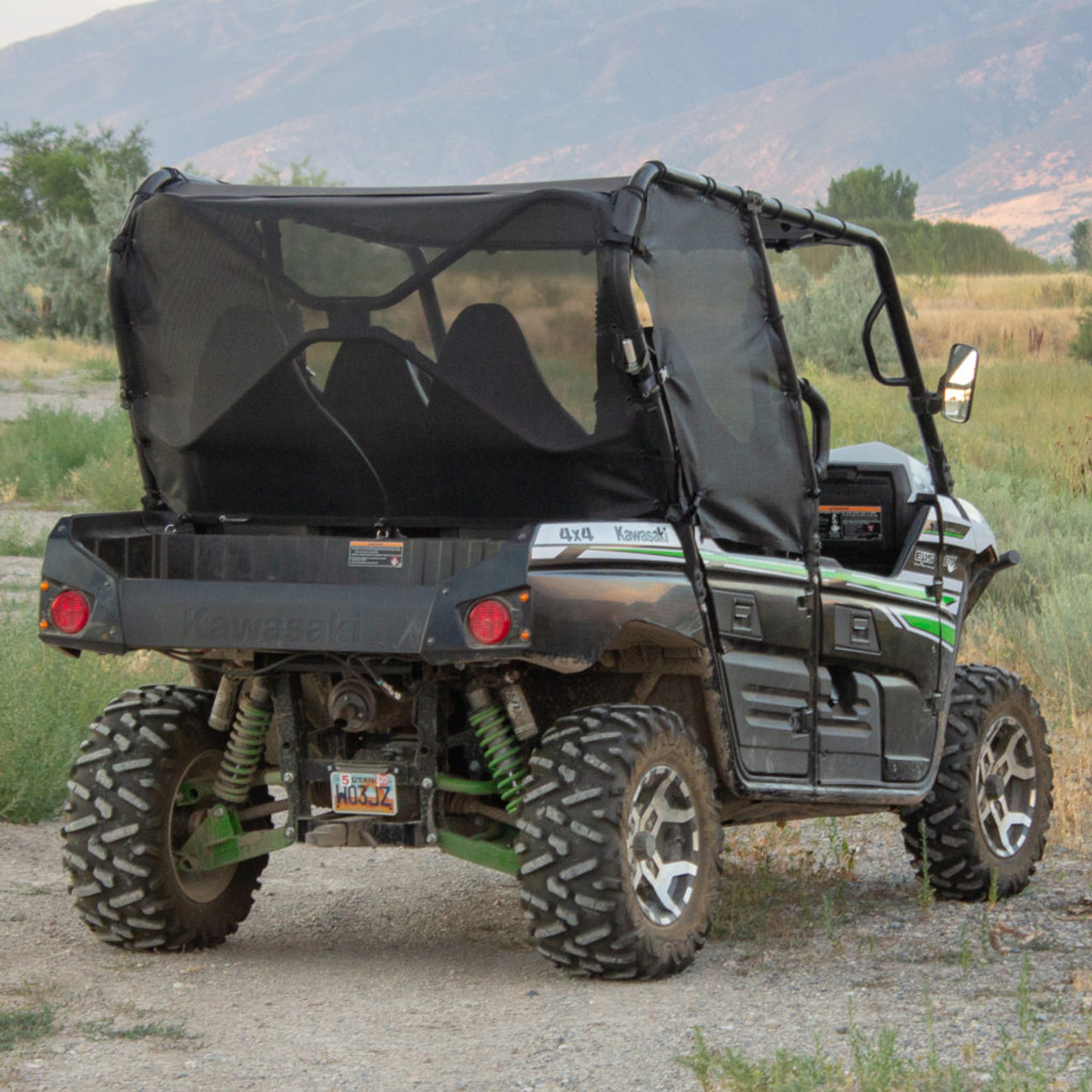 Kawasaki Teryx 4 Rear Cab Window Shade Nets Utv Hq