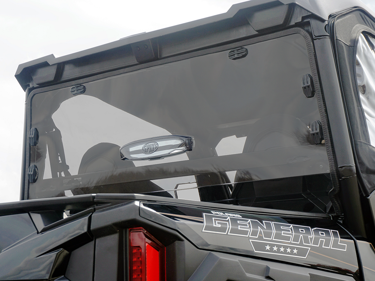 Polaris General Tinted Rear Windshield With Vent Utv Hq