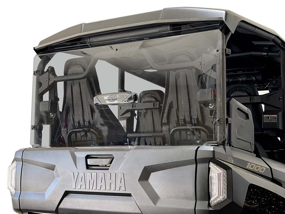 2021+ Yamaha Wolverine RMAX 4 Tinted Rear Windshield | UTV HQ
