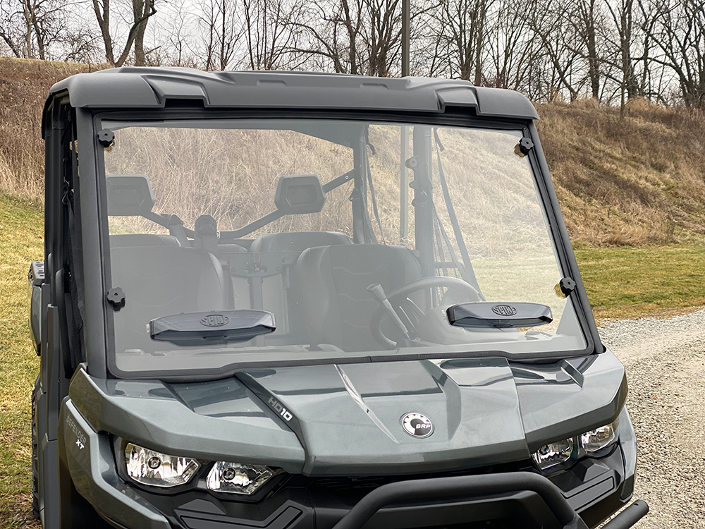 CF Moto U-Force 1000 Dual Vent Scratch Resistant Windshield | UTV HQ