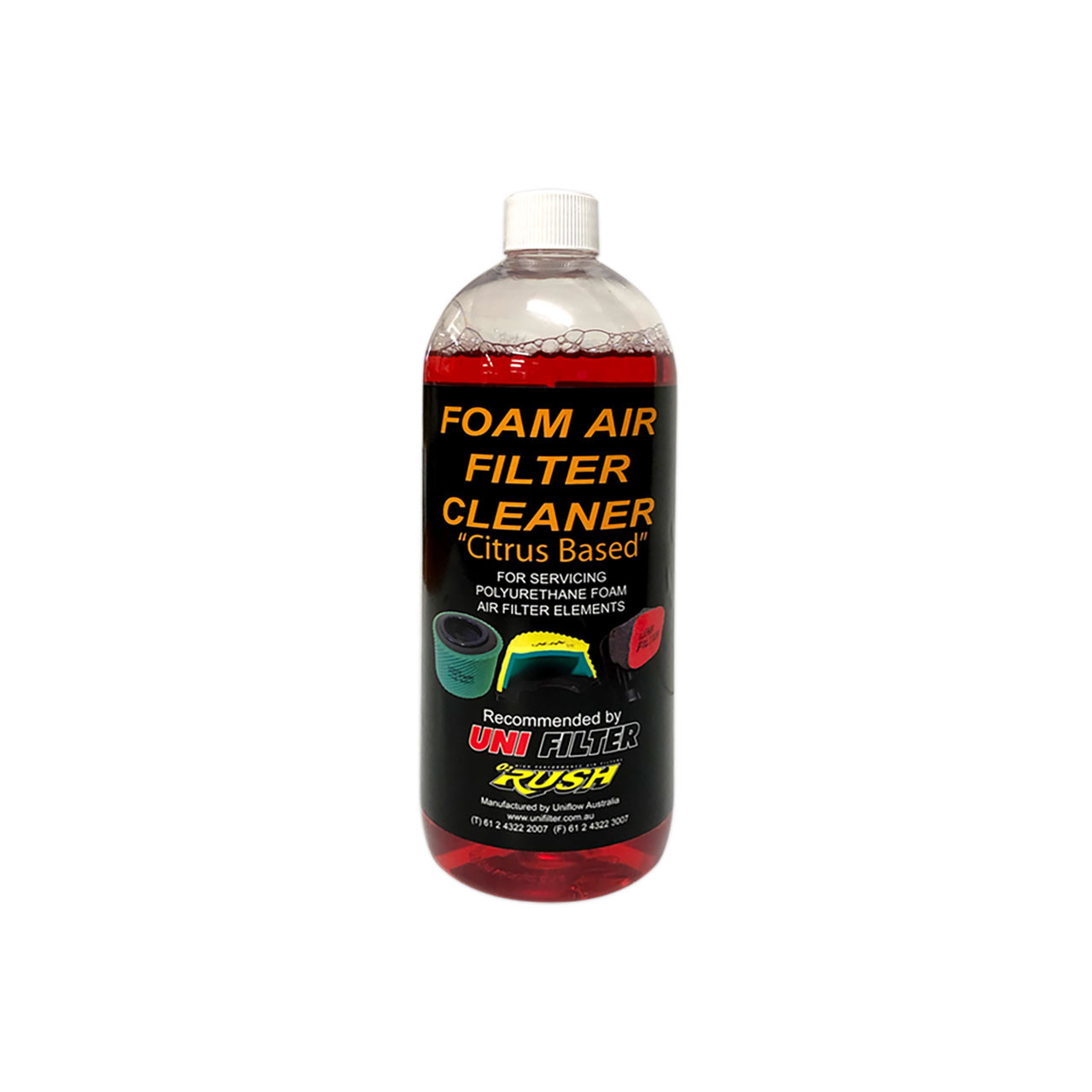 Uni Filter Foam Air Filter Cleaner Citrus Based Oil Service Pack