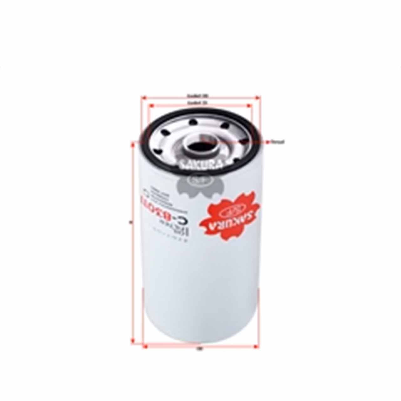 Sakura Oil Filter C-83011 - Western Filters