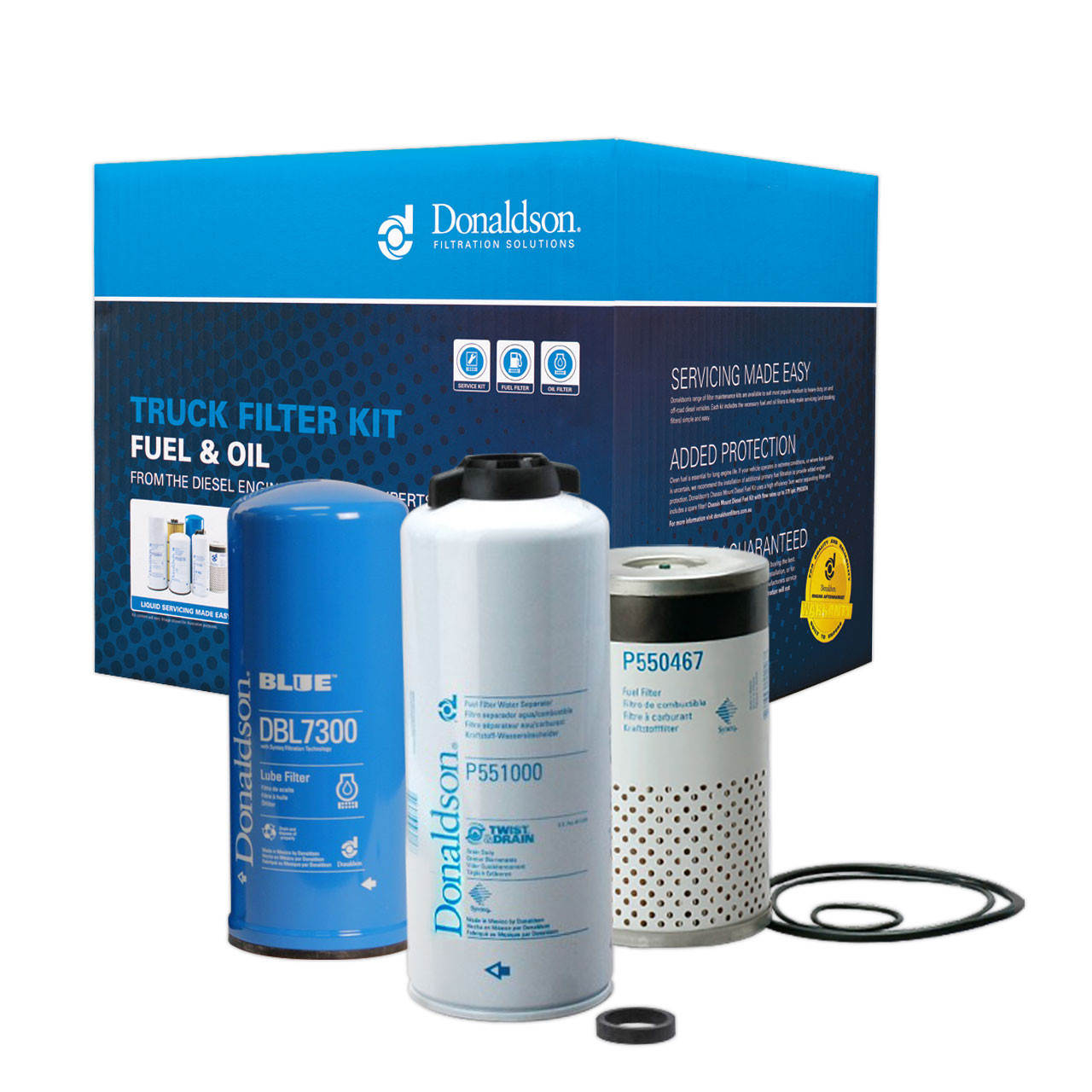 X900082 Cummins ISCe5 ISLe5 Truck Oil & Fuel Filter Kit (Incl. FWS ...