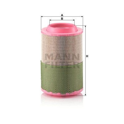 MANN Air Filter C25710/3 for Liebherr Mobile Crane LTM-Series D 9408 ...